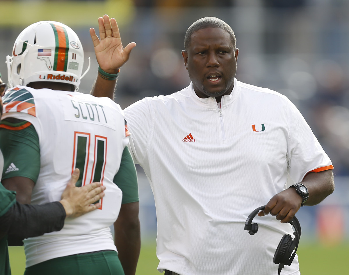 Interim coach Larry Scott focused on job he has at Miami - Sports ...