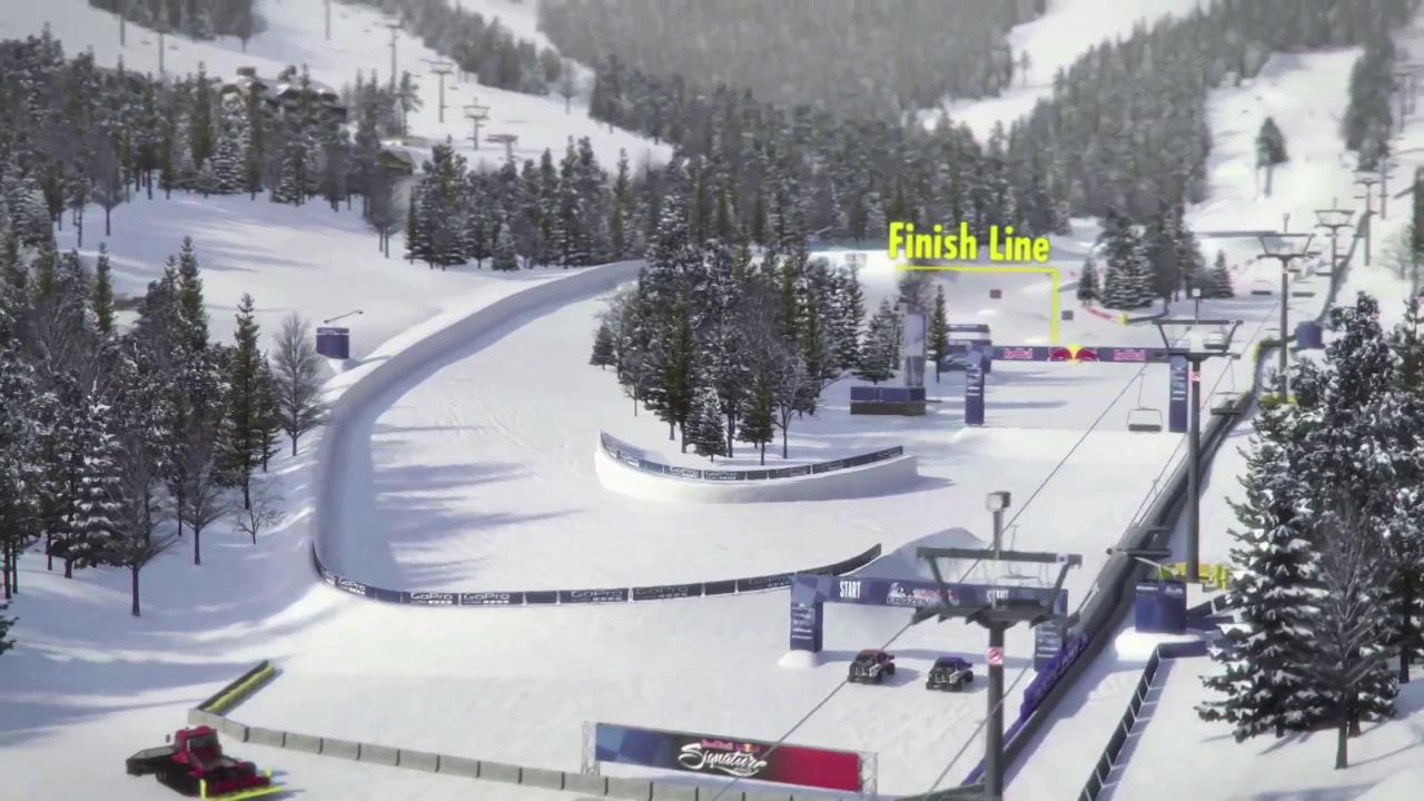 Red Bull Frozen Rush course design - Sports Illustrated