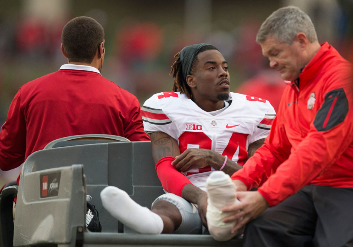 Ohio State WR Corey Smith out for season with leg injury - Sports ...