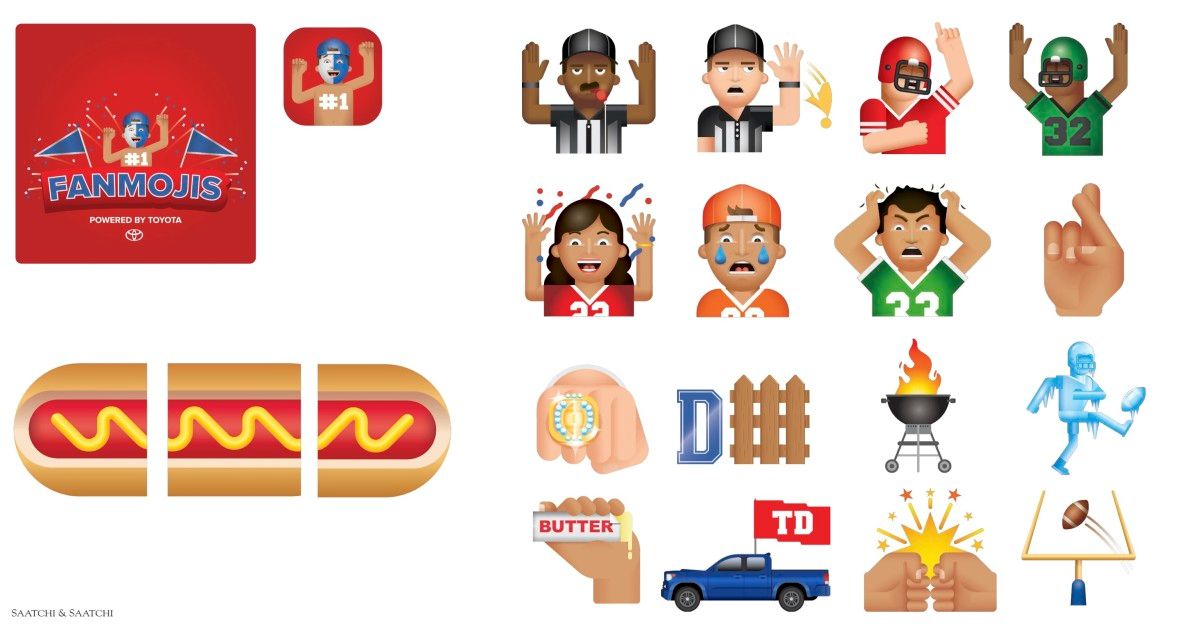 NFL emojis: Talk trash during football season with ‘FanMojis’ - Sports ...