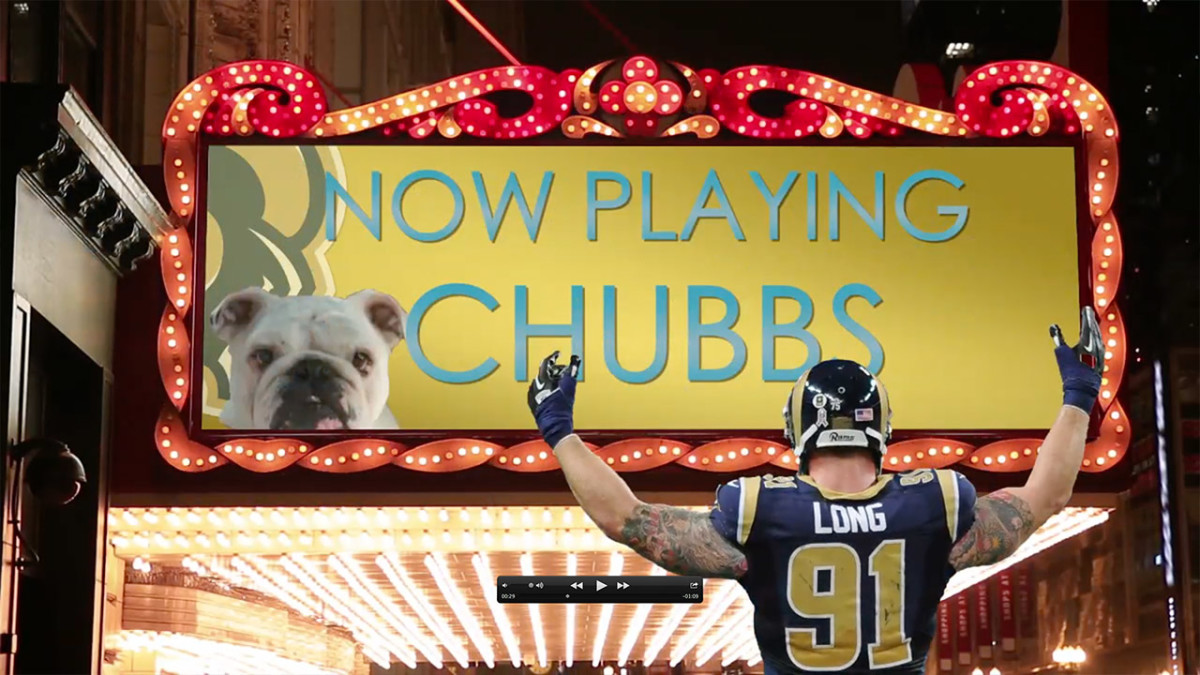 St. Louis Rams: Chris Long teaches his dog 'Chubbs' to play piano ...