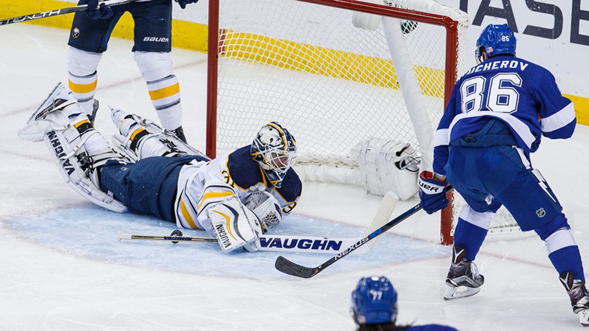 Buffalo Sabres’ Chad Johnson robs Lightning of goal - Sports Illustrated