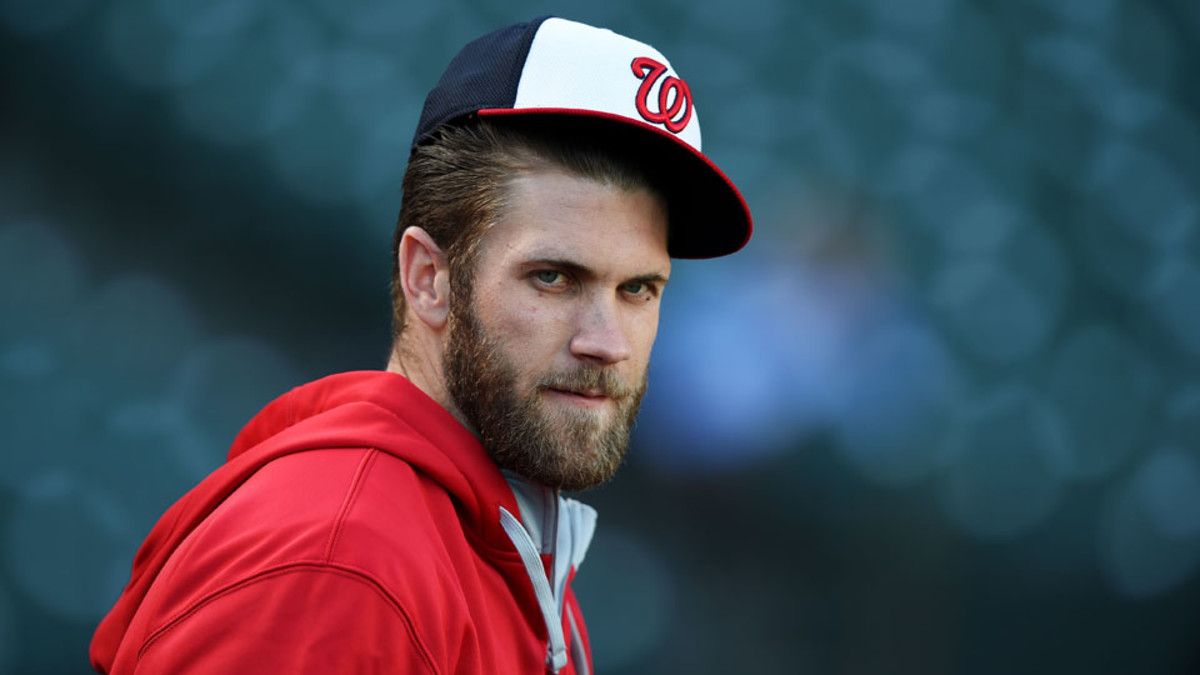 Washington Nationals' Bryce Harper visits set of Modern Family - Sports ...