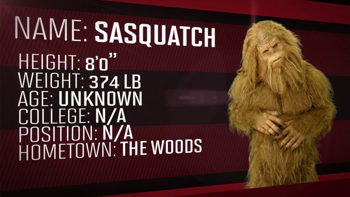Sasquatch in action on his third day of practice - Sports Illustrated