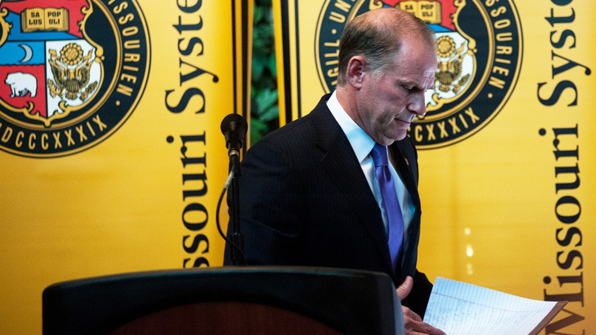 Missouri Tigers football plays big part in university president Tim ...