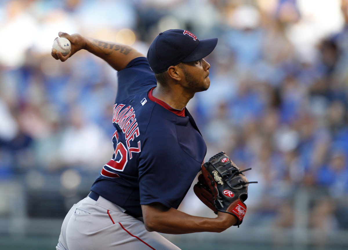 Rodriguez pitches well in Boston's 7-3 victory over Royals - Sports ...