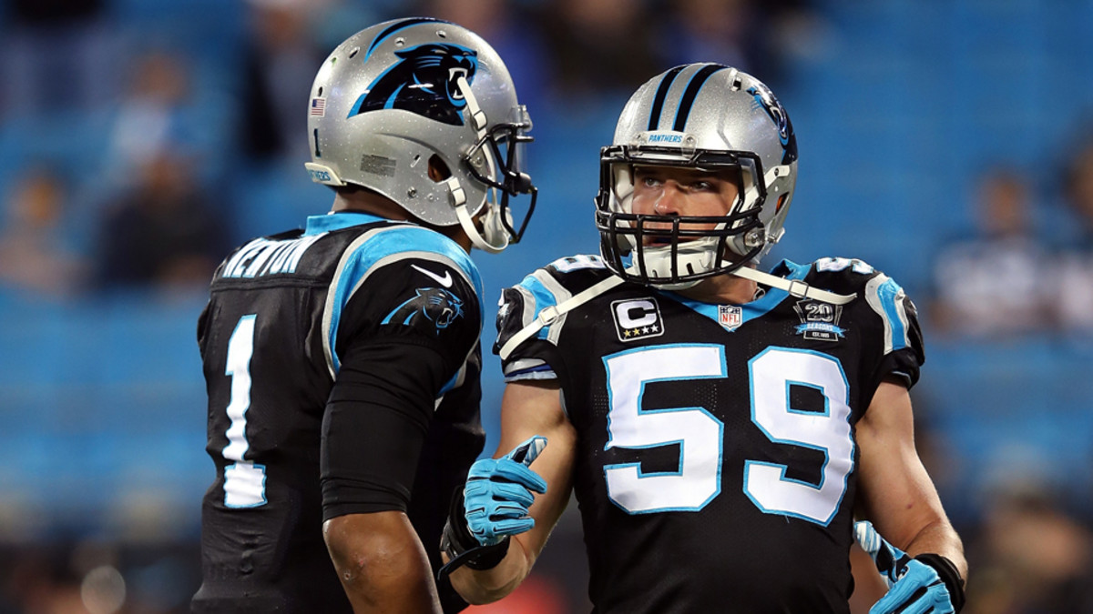 Carolina Panthers’ Luke Kuechly is Cam Newton for Halloween - Sports Illustrated