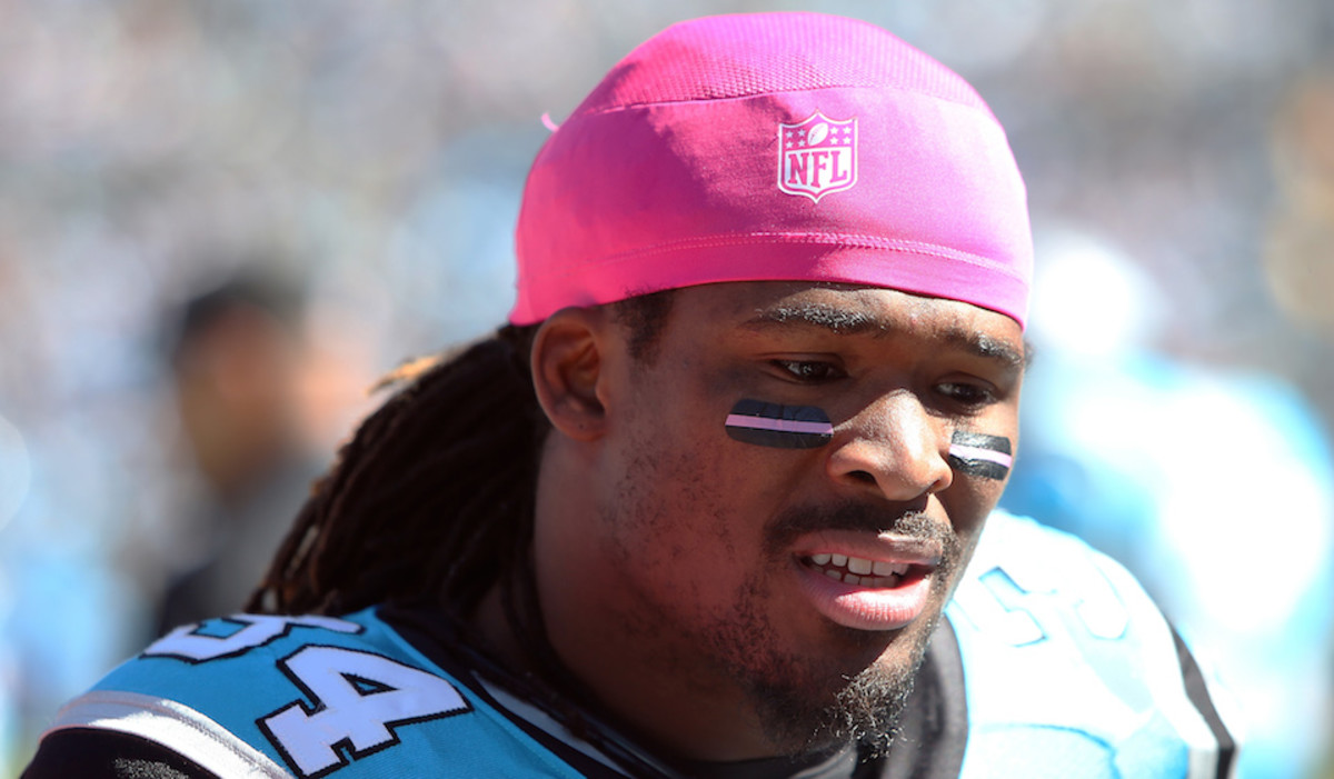 Carolina Panthers' RB DeAngelo Williams dyes dreadlocks, toes ...