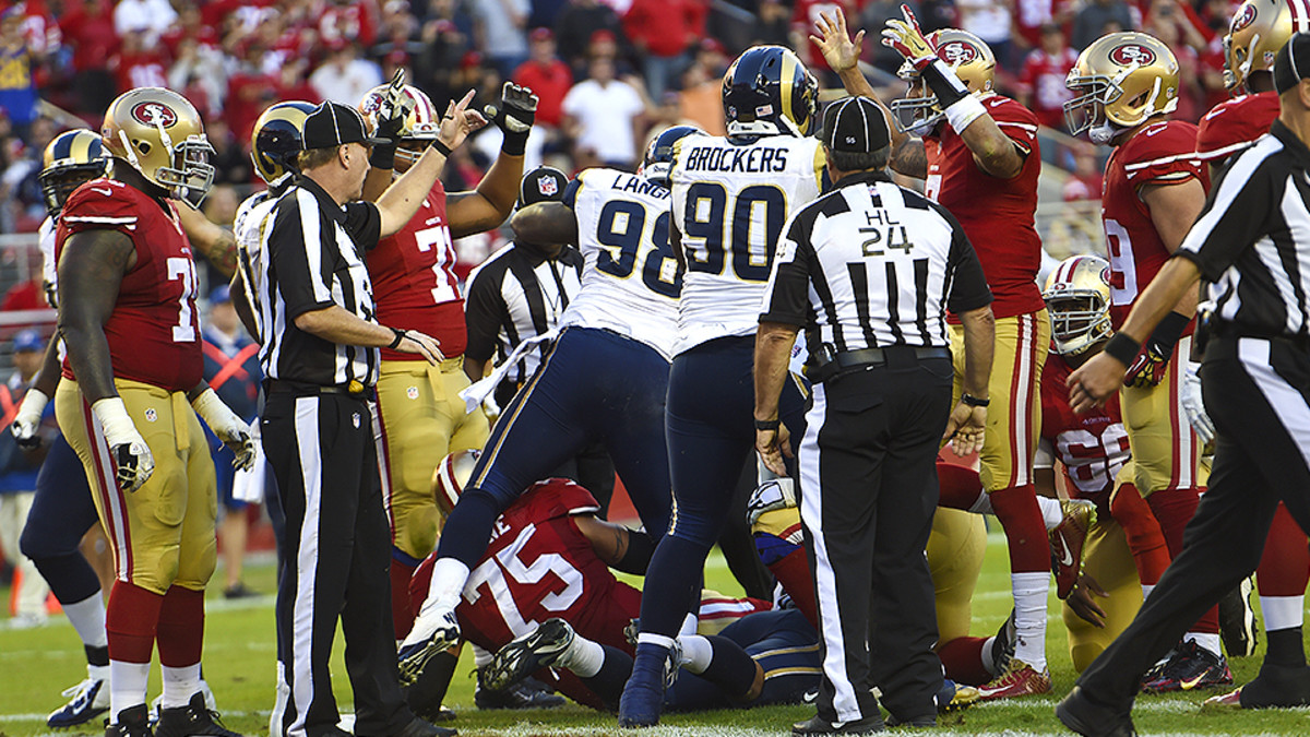 NFL Week 9: Colin Kaepernick's goal-line fumble thwarted 49ers ...