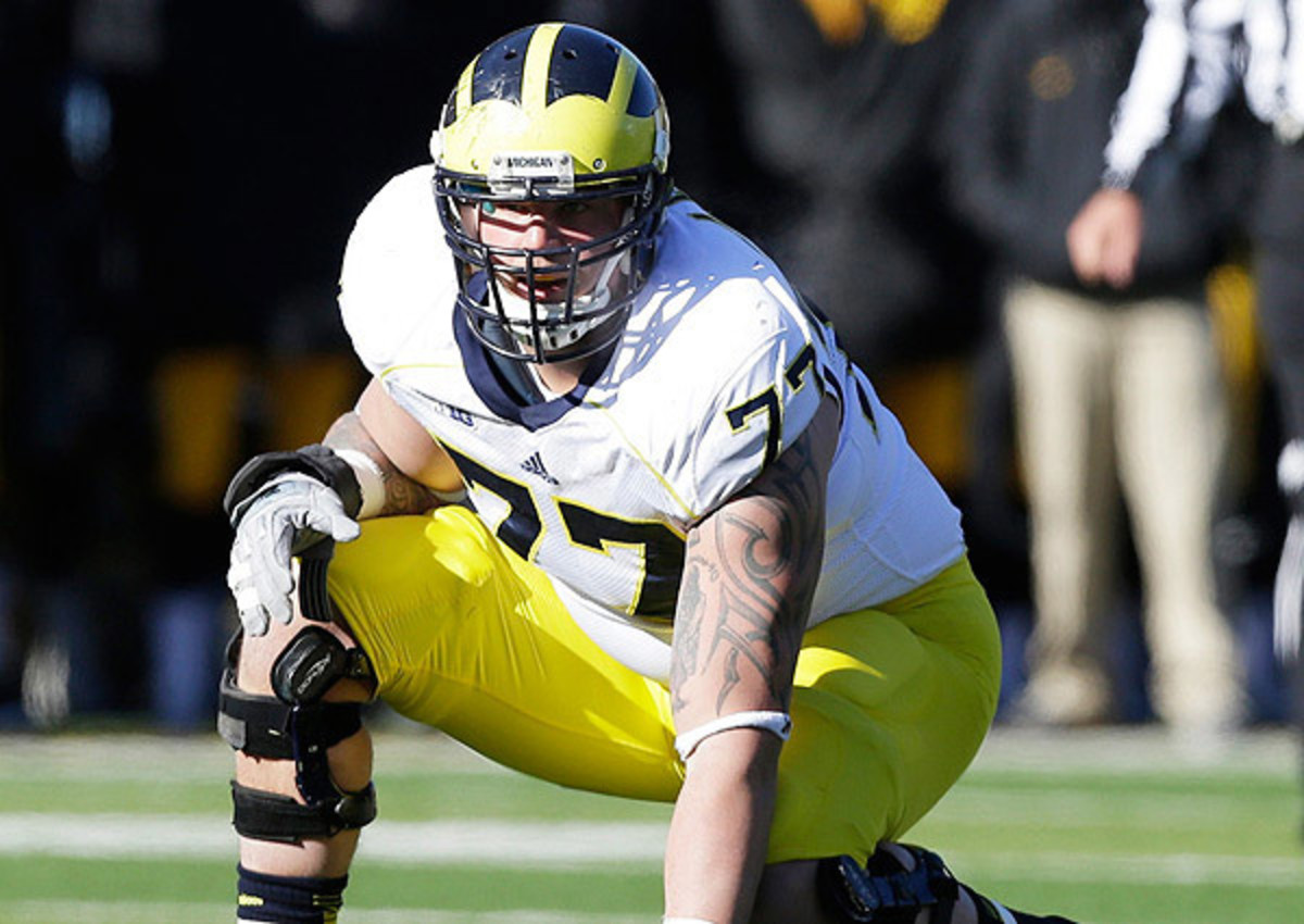 Tennessee Titans select Taylor Lewan No. 11 overall in the 2014 NFL ...