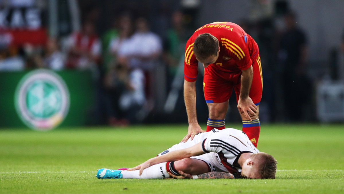 Germany's Marco Reus exits friendly with ankle injury - Sports Illustrated