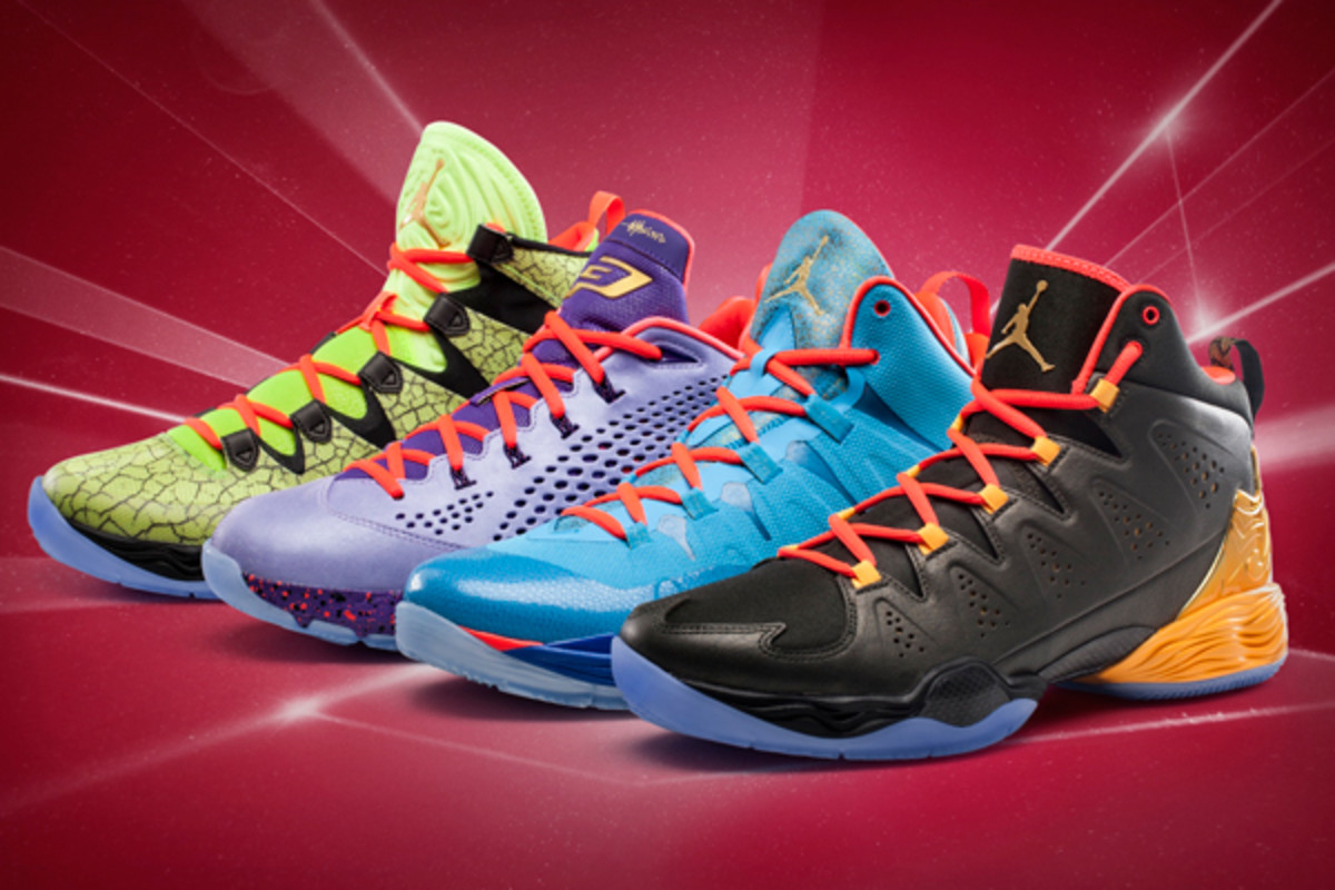 Jordan Brand unveils All-Star sneakers for Carmelo Anthony, Chris Paul ...