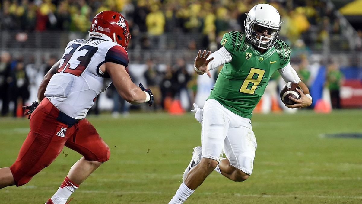Marcus Mariota, Amari Cooper, Melvin Gordon named Heisman Trophy ...