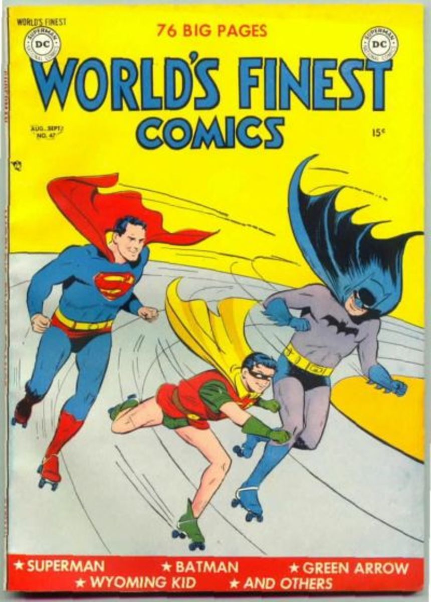 16 Odd Comic Book Covers of Batman and Superman Playing Sports - Sports ...