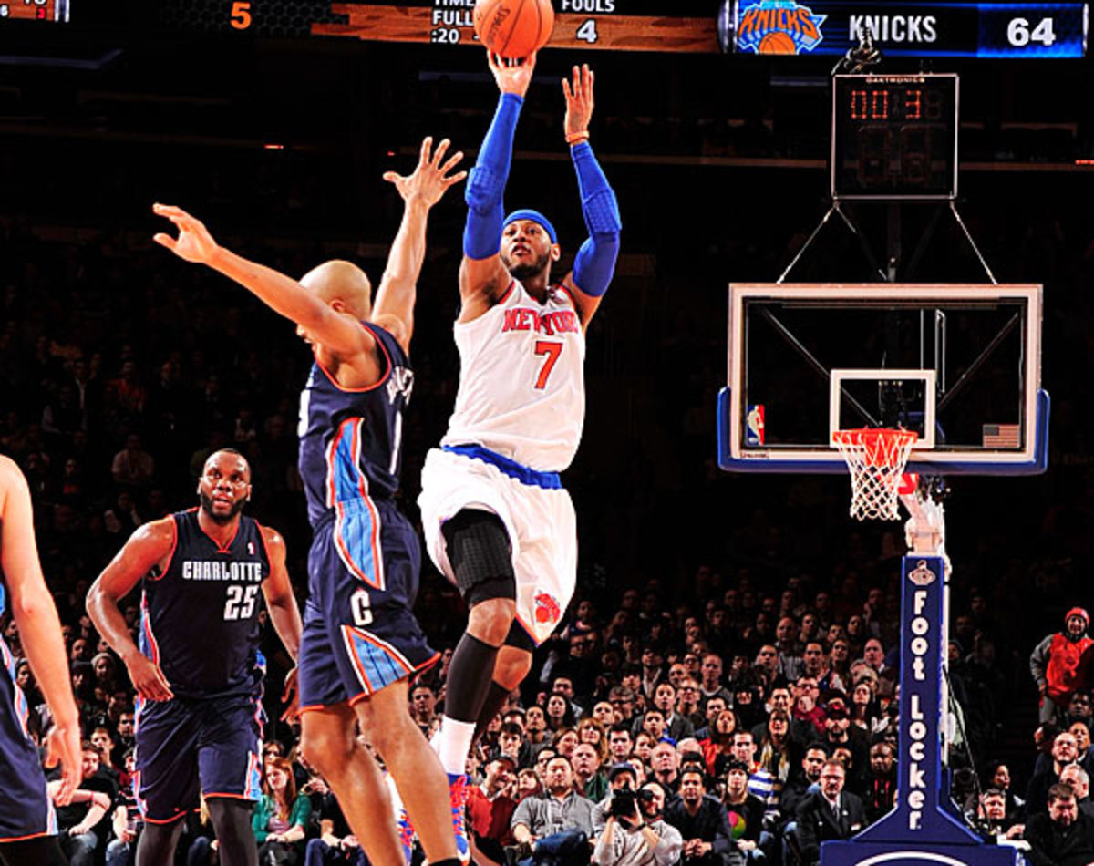 Knicks Carmelo Anthony Dunk
