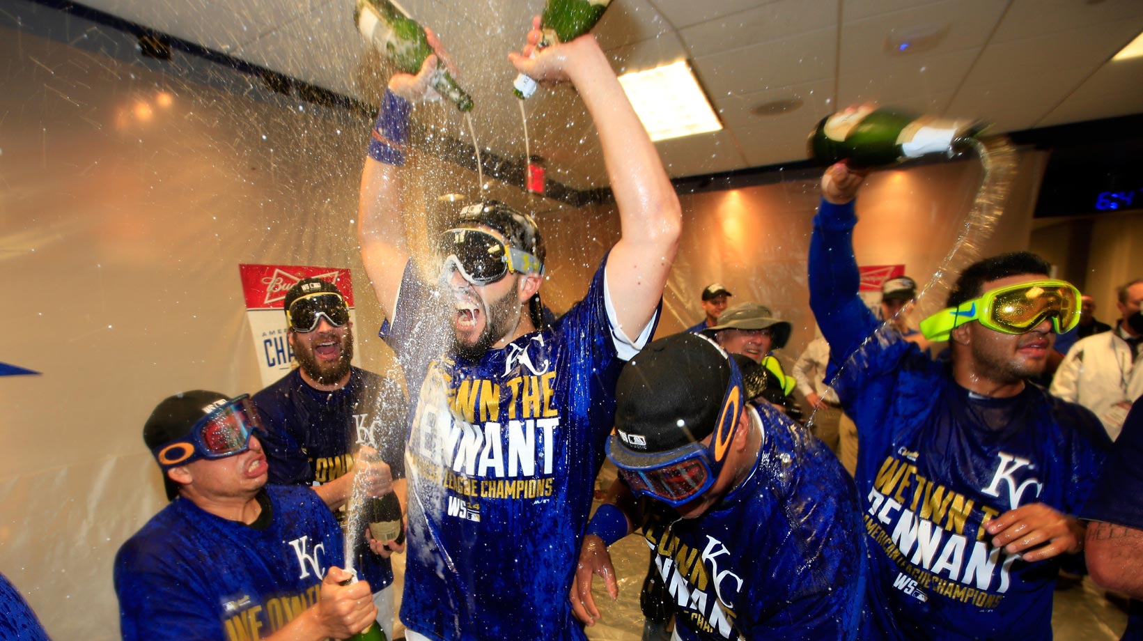 2014 MLB Postseason Clubhouse Celebrations - Sports Illustrated