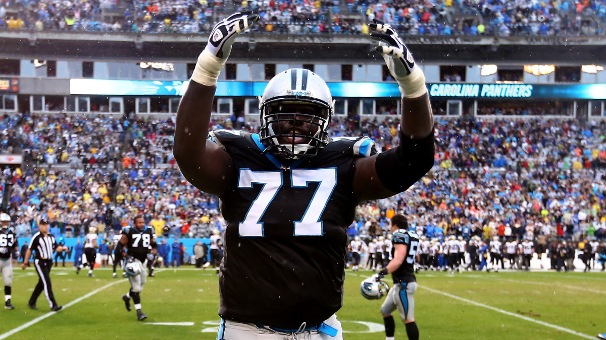 Byron Bell named starter at left tackle for Carolina Panthers - Sports ...