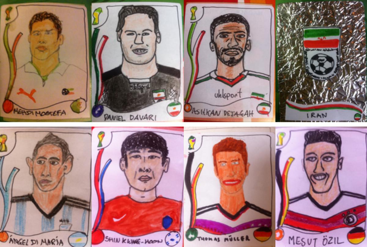 A Fan Drew the Entire World Cup Panini Sticker Collection -- All 639 of ...