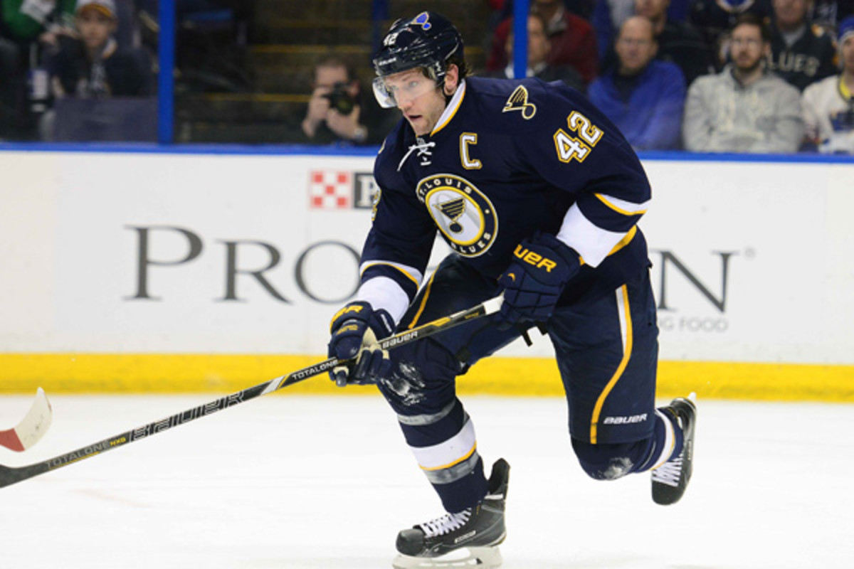 St. Louis Blues forward David Backes day-to-day with lower-body injury ...