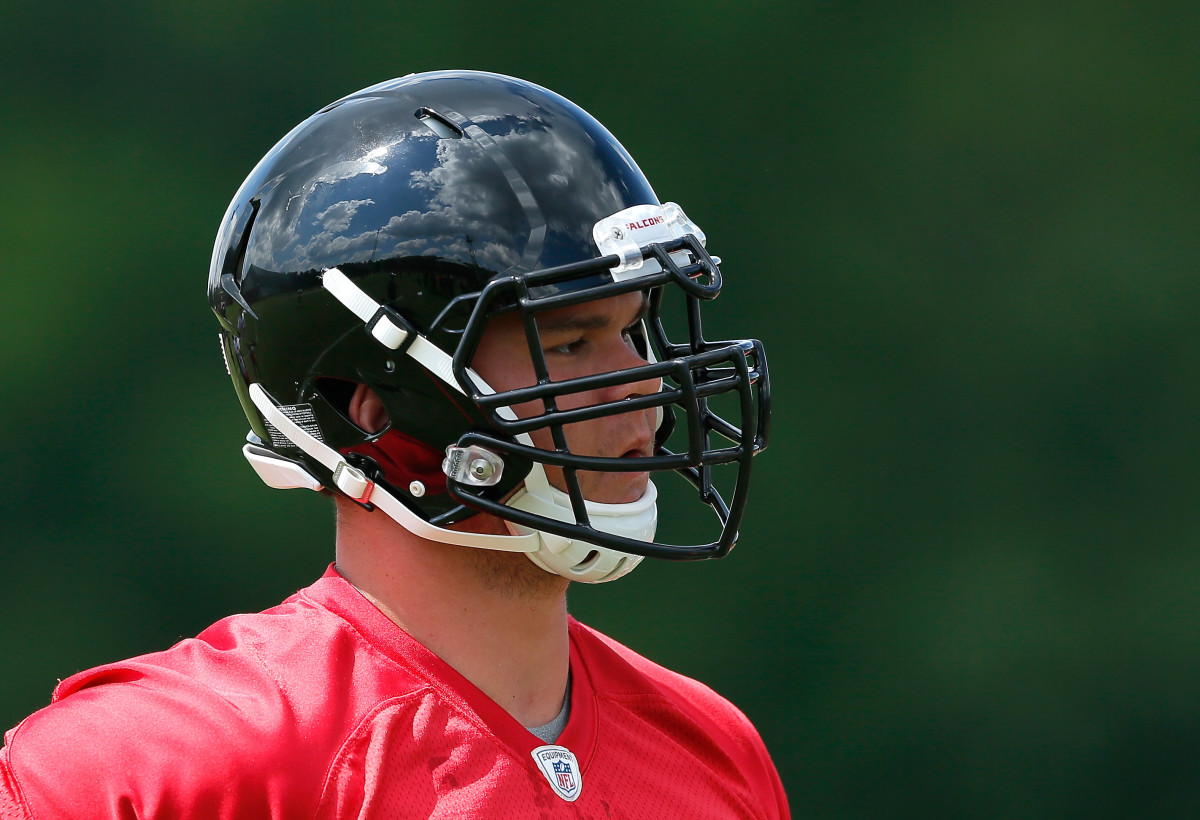 Atlanta Falcons move Jake Matthews to left tackle after Sam Baker's ...