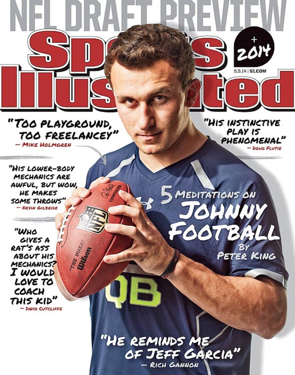 Johnny Manziel appears on cover of Sports Illustrated's NFL draft ...