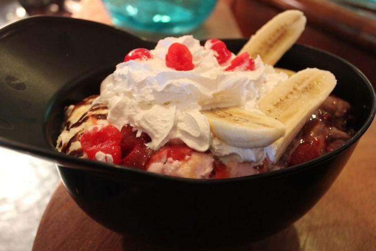 Concession Food Item of the Week: The Banana Split Helmet Sundae ...