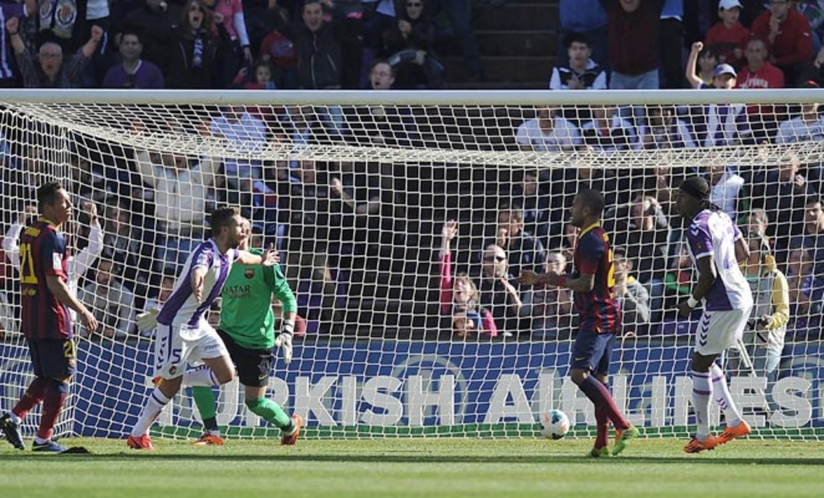 La Liga: Barça title hopes dealt a blow with loss to Valladolid ...