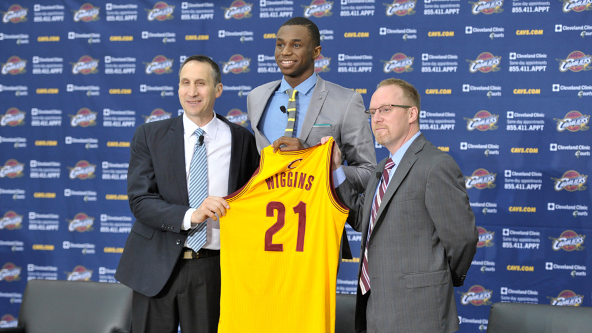 Video: Cavaliers introduce Andrew Wiggins as 'Mitchell' at press ...