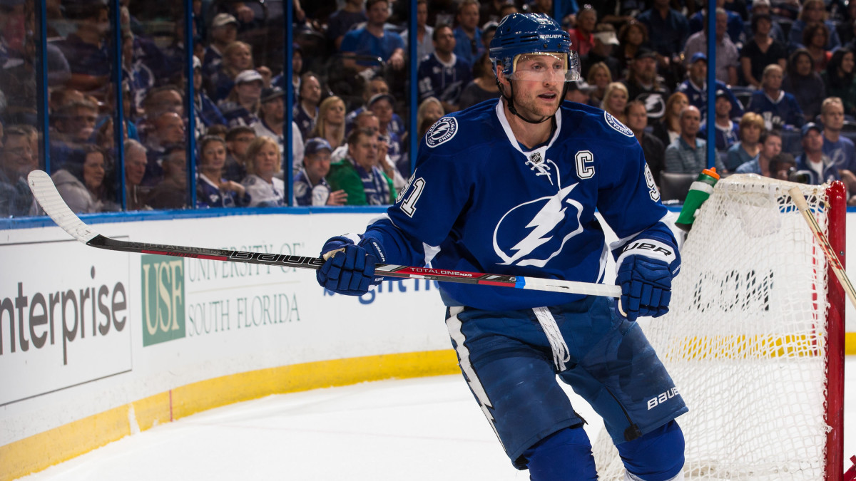 Tampa Bay Lightning center Steven Stamkos says leg is much feeling ...