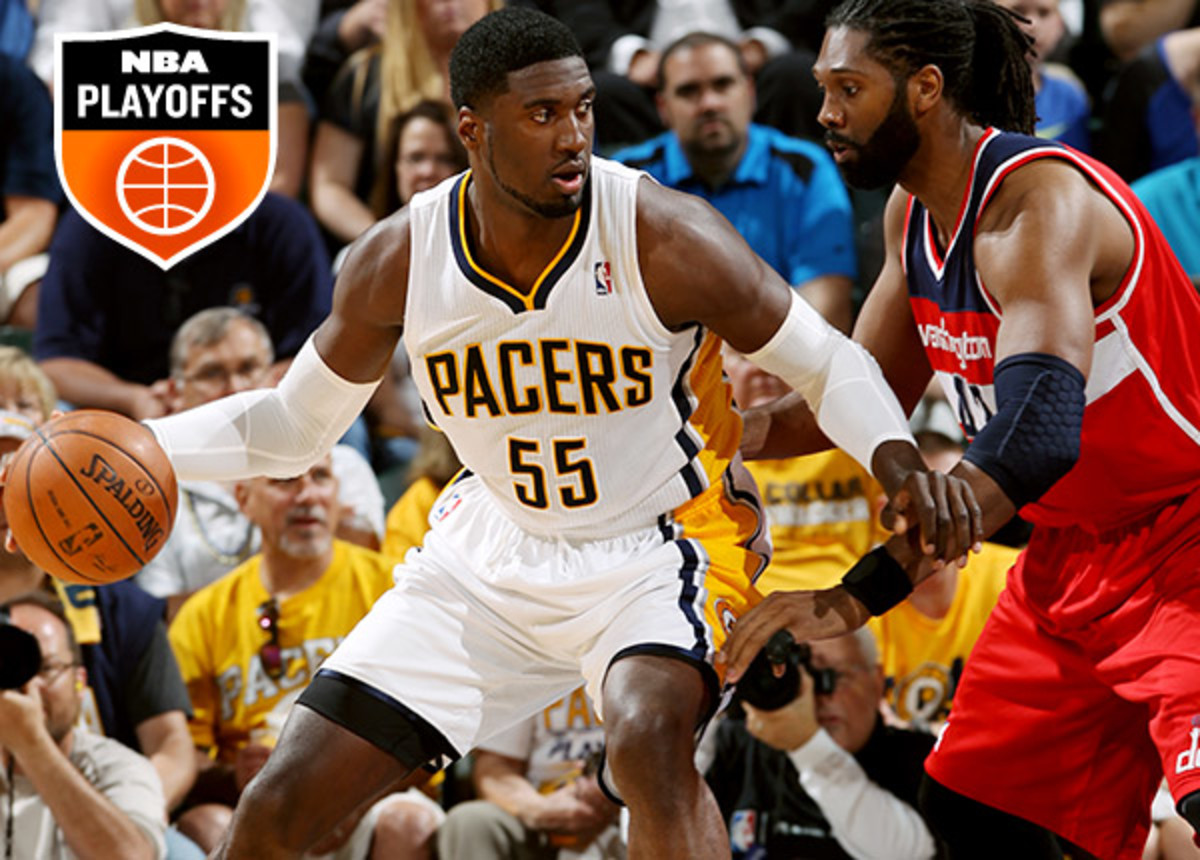 Three-Pointers: Roy Hibbert regains form for at least a night in Pacers ...