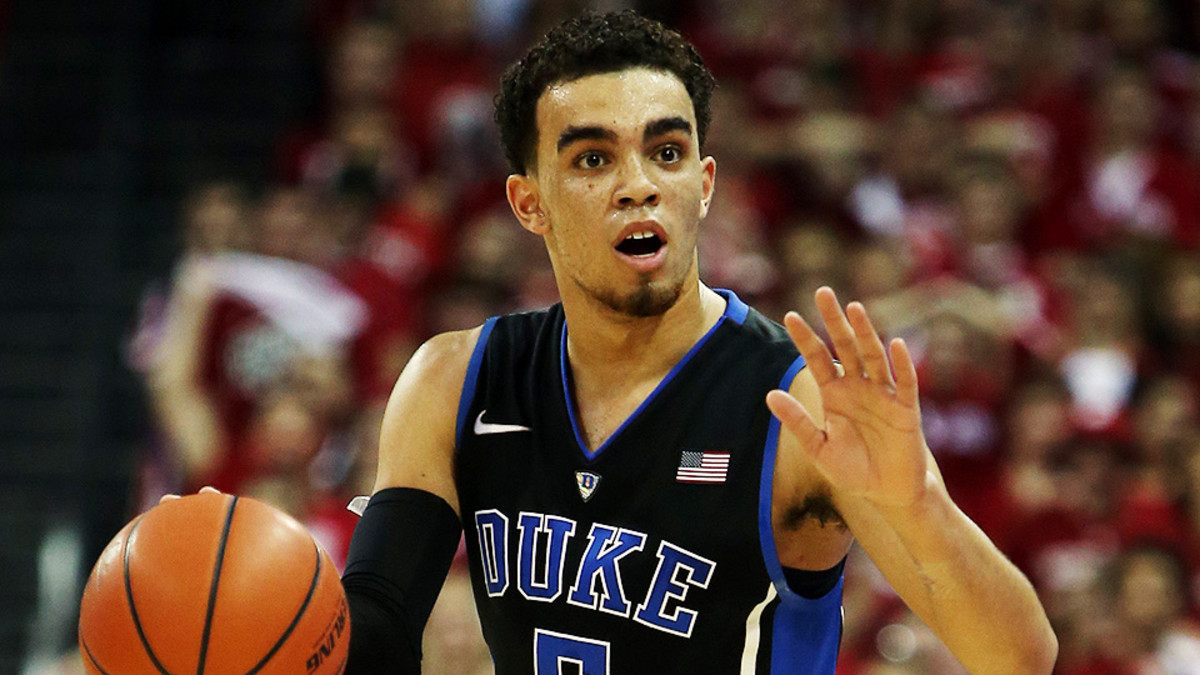 Tyus Jones, No. 4 Duke unflappable in road win over No. 2 Wisconsin ...