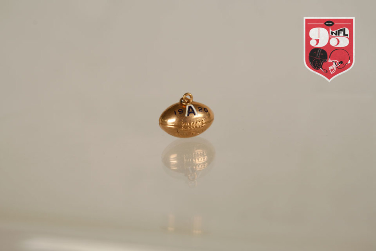 History of the NFL in 95 Objects: 1920 Akron Pros Gold Fob - Sports ...