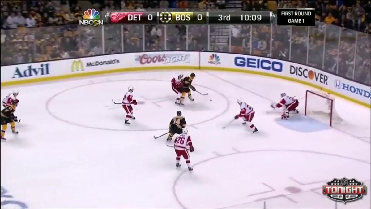 Pavel Datsyuk's late goal leads Red Wings to Game 1 win over Bruins ...
