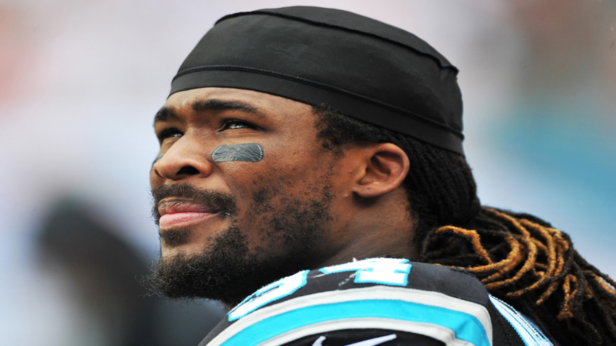 Carolina Panthers running back DeAngelo Williams exchanged airplane ...