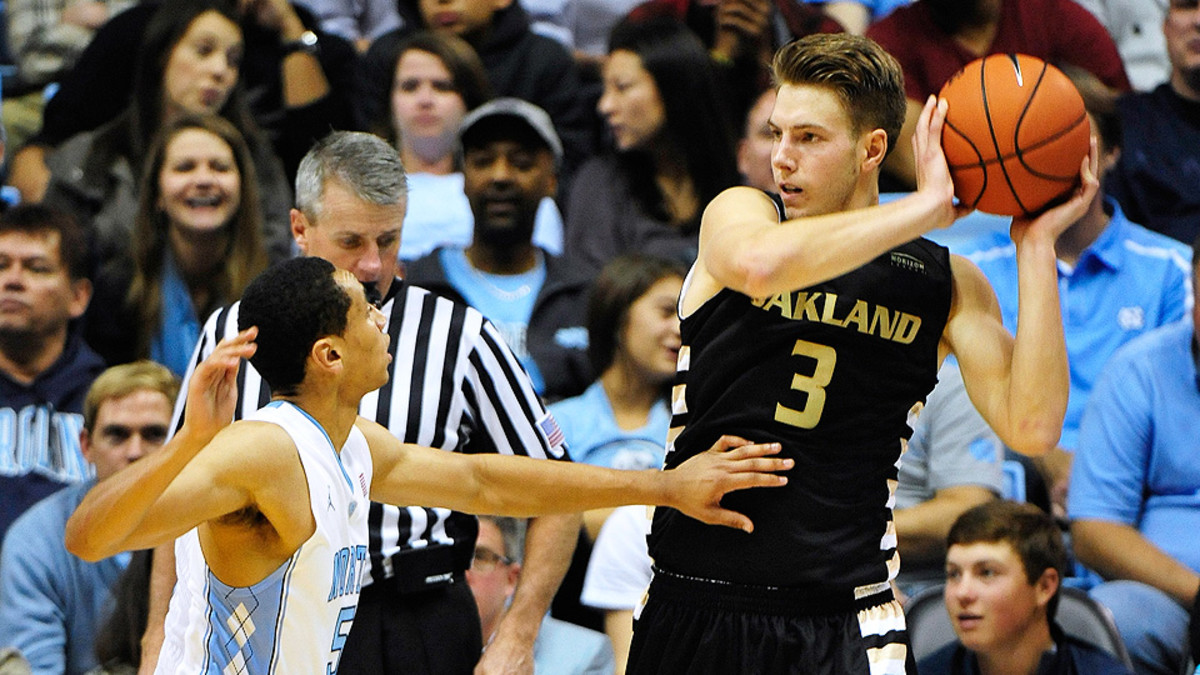 Oakland three-point specialist Travis Bader prepares for the 2014 NBA ...