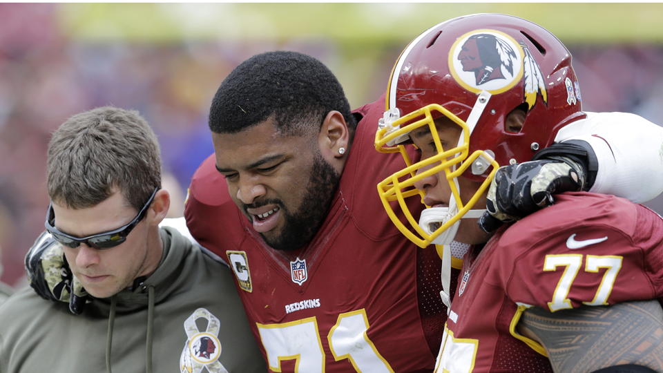 Washington Redskins tackle Trent Williams suffers sprained MCL in loss ...