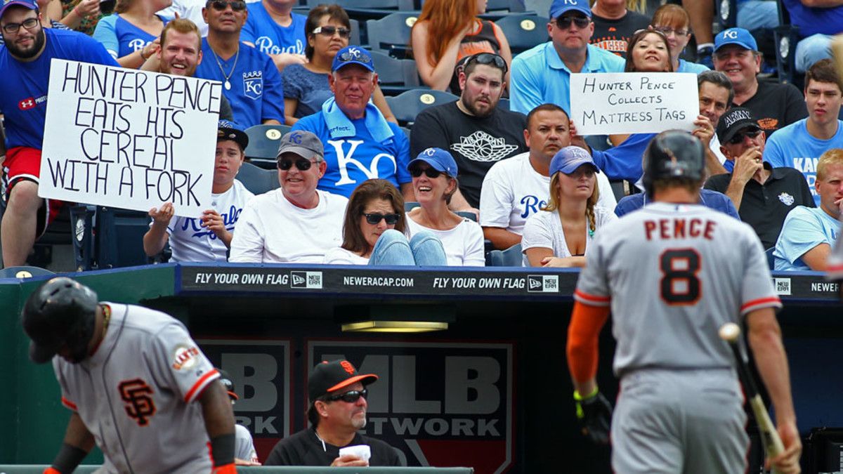 San Francisco Giants vs Kansas City Royals: Hunter Pence says he didn't ...