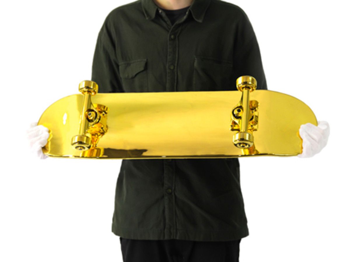 See the Making of the $15,000 Golden Skateboard - Sports Illustrated