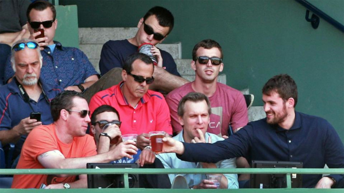 SI Now: Kevin Love courted By Big Papi and beers at Fenway - Sports ...