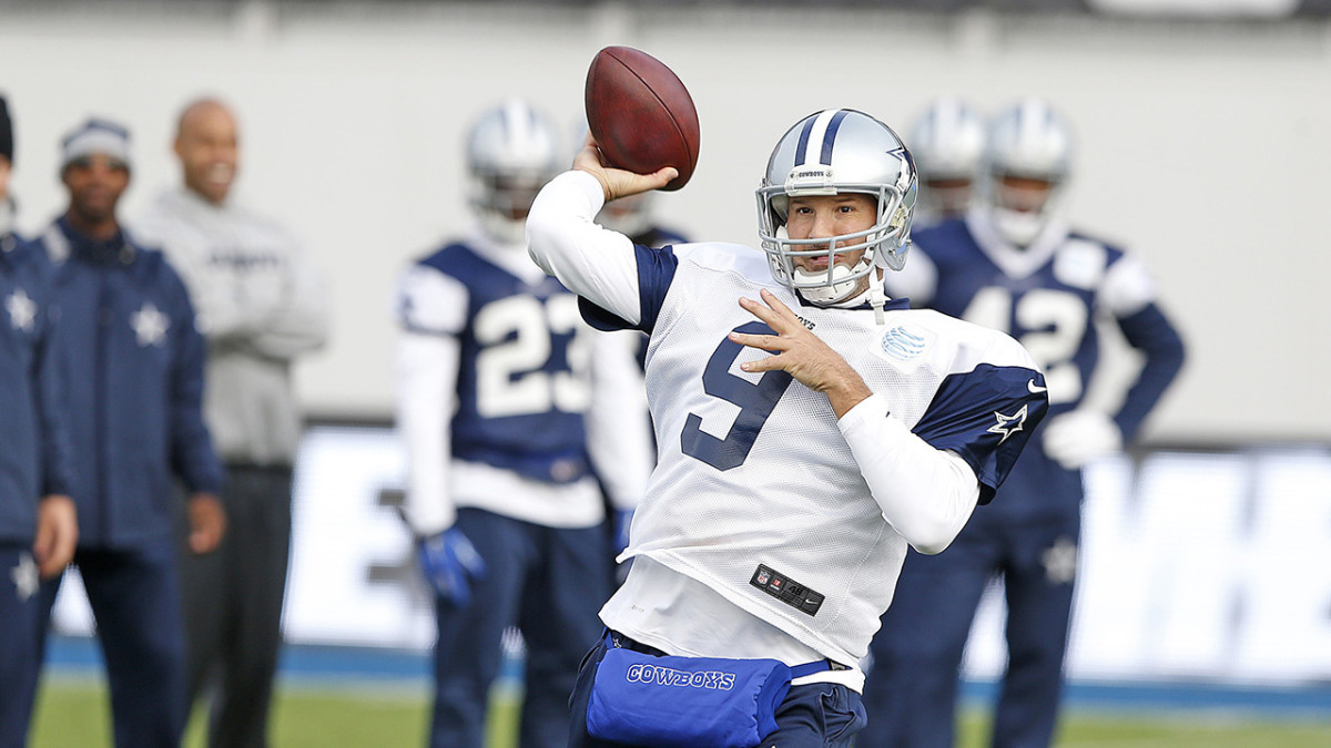 Dallas Cowboys quarterback Tony Romo practices Thursday, expects to ...
