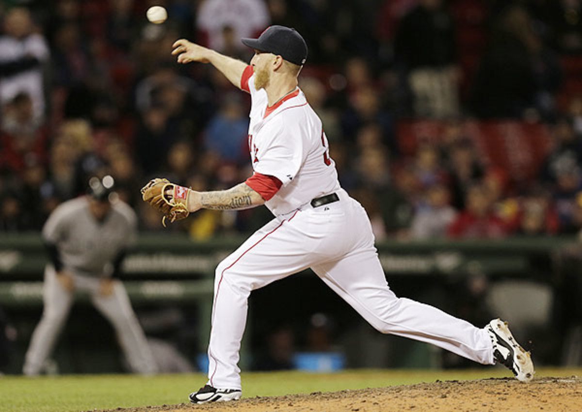 IF/OF Mike Carp walks the ballpark in mop-up effort for Red Sox ...