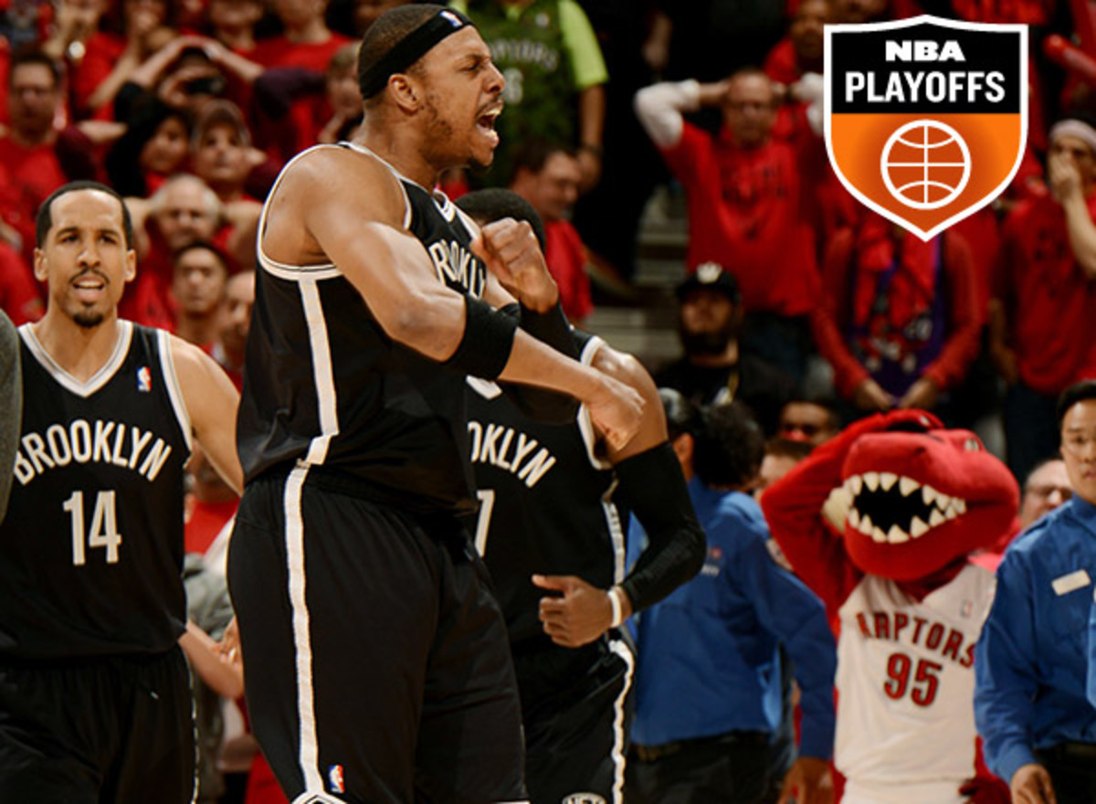 Three-Pointers: Pierce's block, Johnson's hot hand help Nets edge ...