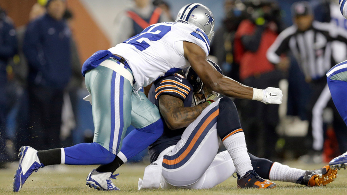 Brandon Marshall injury: Bears receiver hospitalized with injured lung ...
