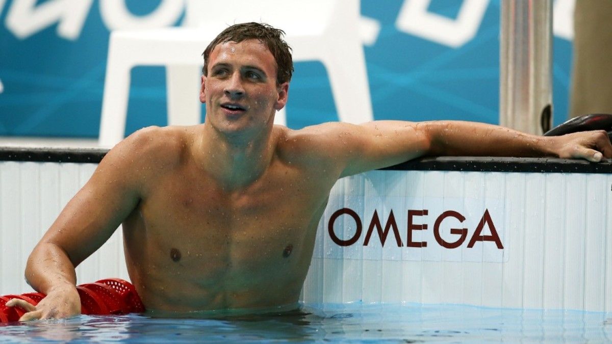 Olympic gold medal swimmer Ryan Lochte shows off his daily 10,000 ...