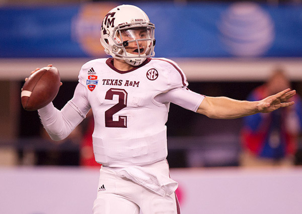 Johnny Manziel selected No. 22 overall by the Cleveland Browns in 2014 ...