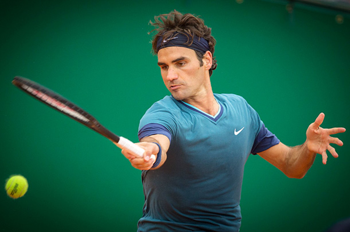 Roger Federer playing in Italian Open - Sports Illustrated