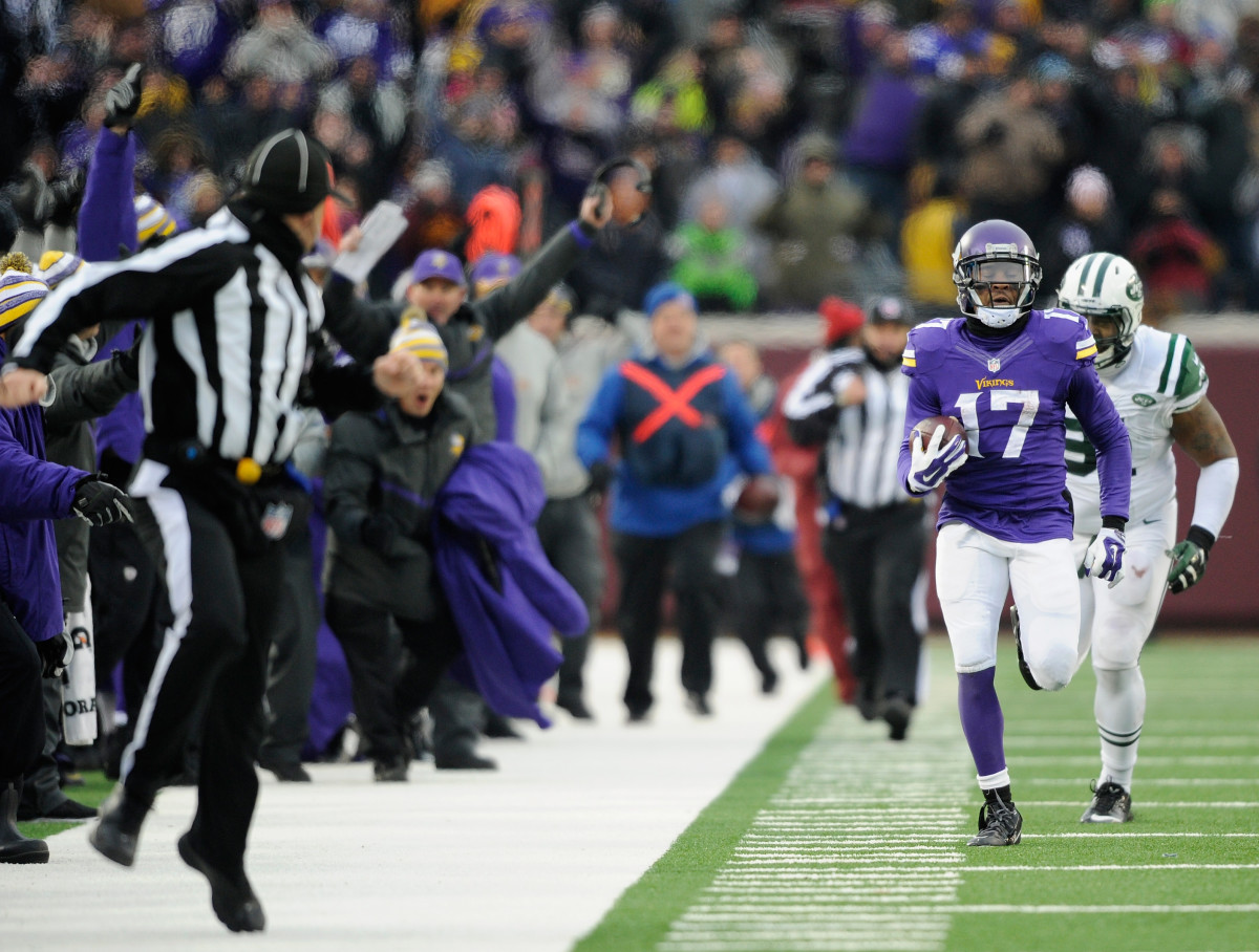 Minnesota Vikings win in overtime on 87-yard touchdown pass to Jarius Wright - Sports Illustrated