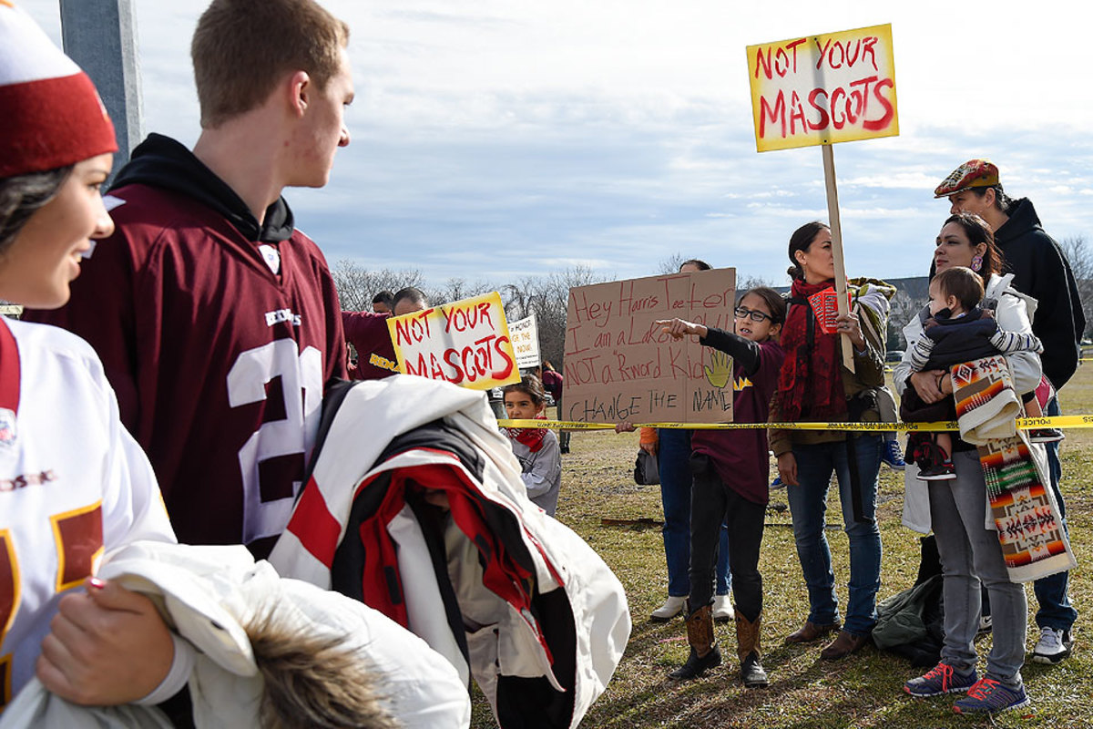 Washington Redskins fan protests continue over team's nickname - Sports ...