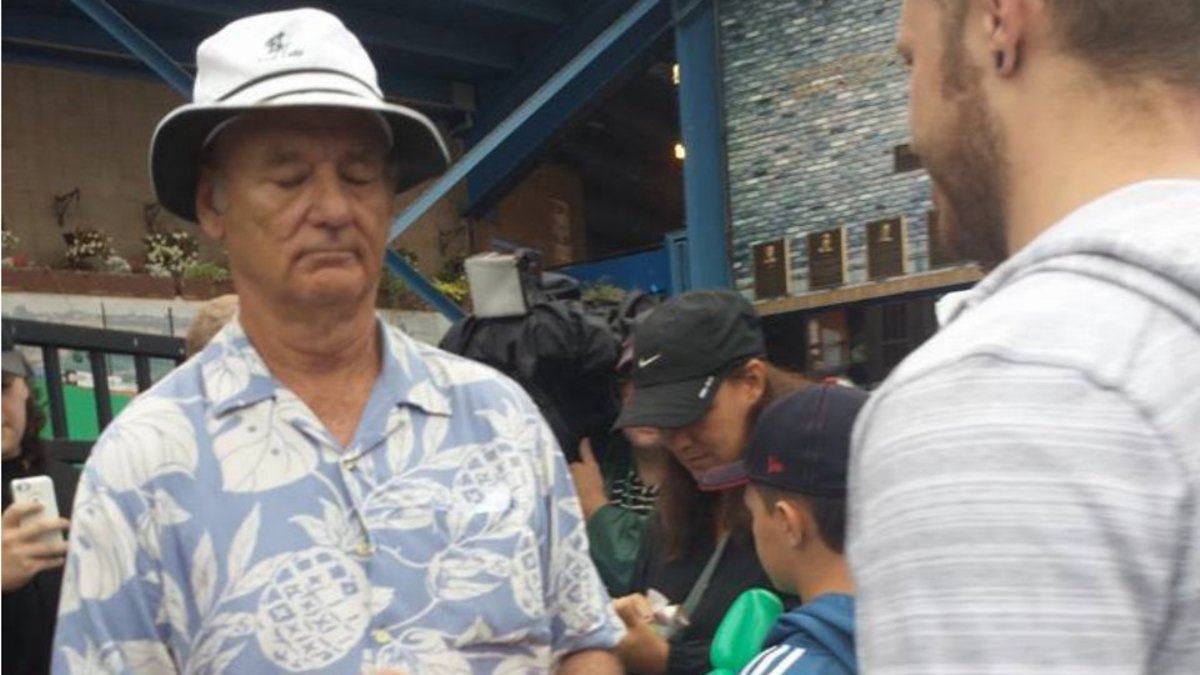 Bill Murray took tickets at a St. Paul Saints game in Minnesota ...
