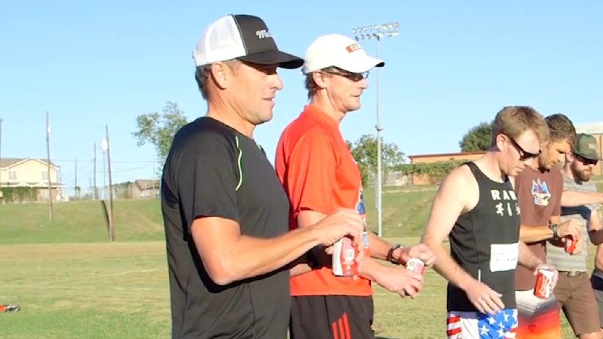 Lance Armstrong attempts beer mile, drops out after one lap - Sports ...